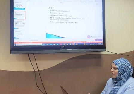 Training workshop on the Mini VIDAS device at the college of science ...